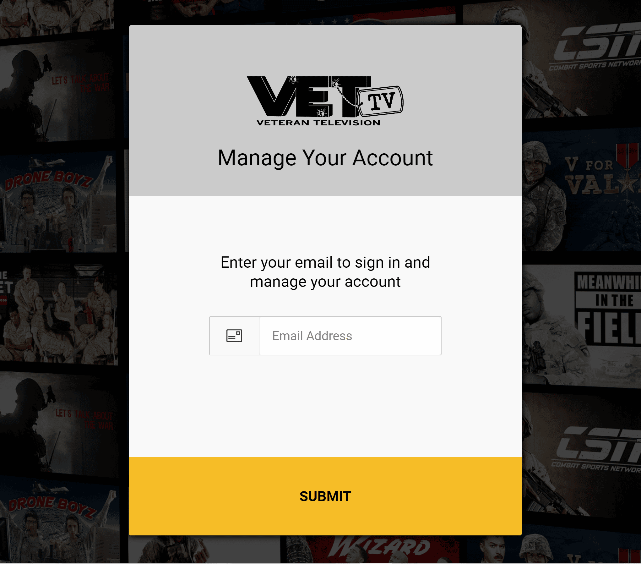 Account-login | VET Tv