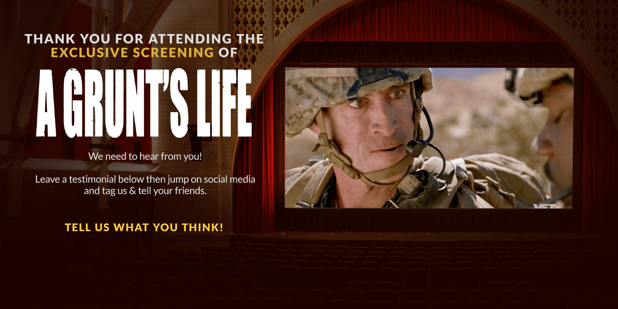 LA Screening Testimonials | VET Tv